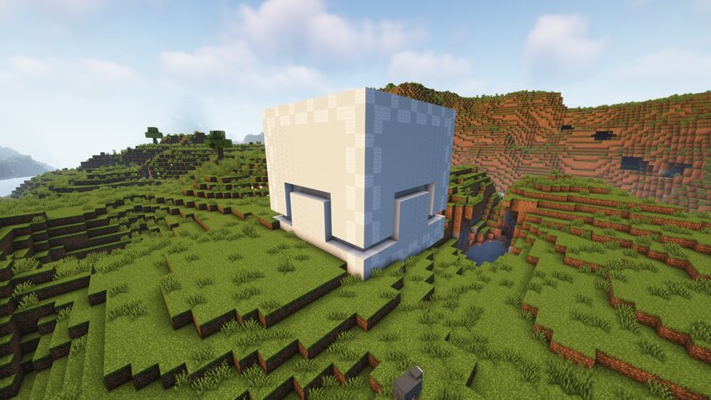 Giant Shulker 16x16 | white color Minecraft Map