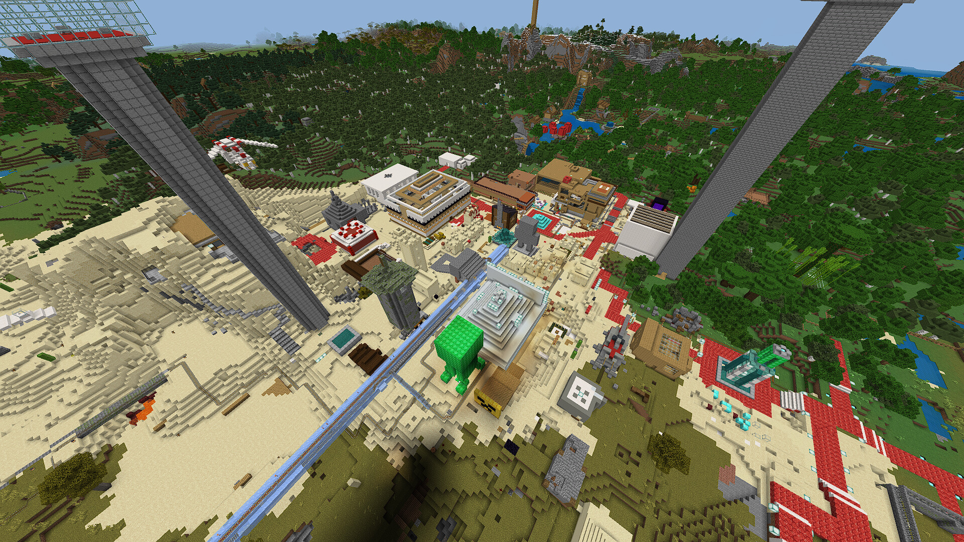 terracotta city Minecraft Map