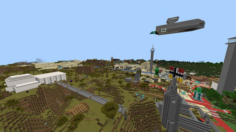 terracotta city Minecraft Map