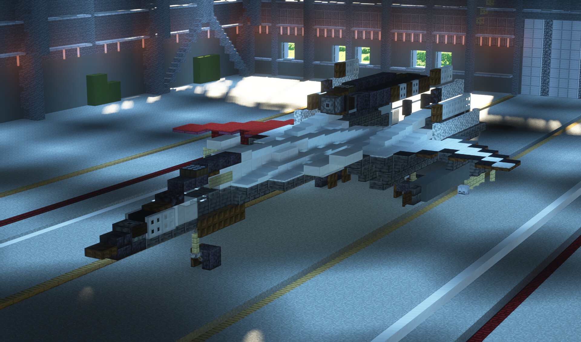 ADFX-02 from Ace Combat, 1.5:1 Scale. Minecraft Map