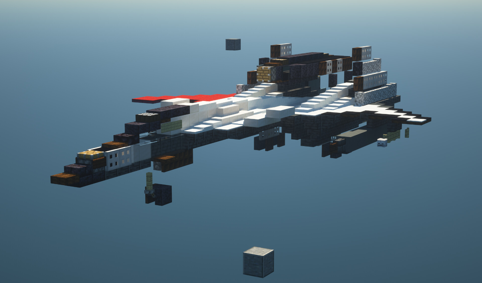 ADFX-02 from Ace Combat, 1.5:1 Scale. Minecraft Map