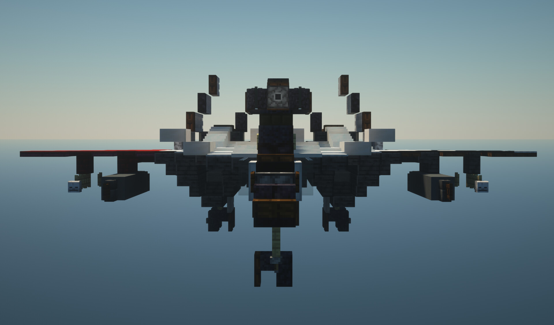ADFX-02 from Ace Combat, 1.5:1 Scale. Minecraft Map