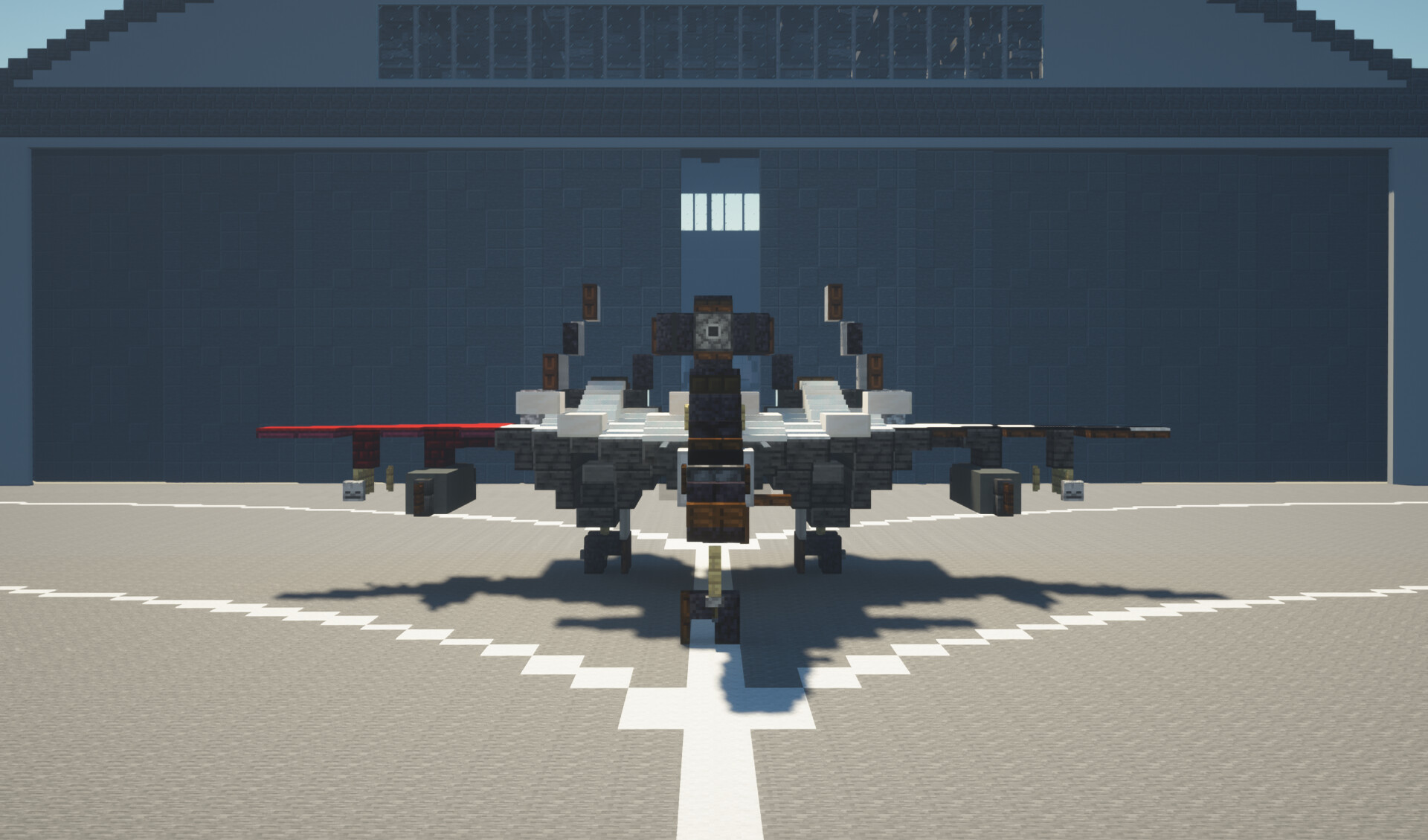 ADFX-02 from Ace Combat, 1.5:1 Scale. Minecraft Map