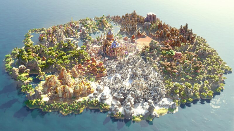 Chunky Minecraft Map