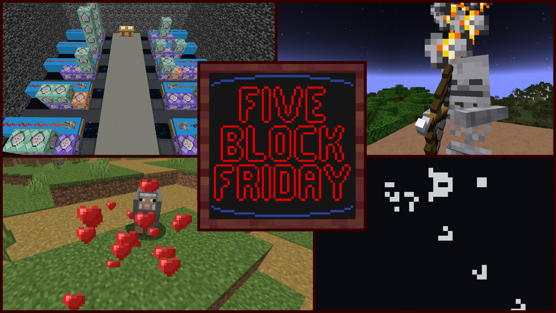 Ten Compact Command-Block Creations Minecraft Map