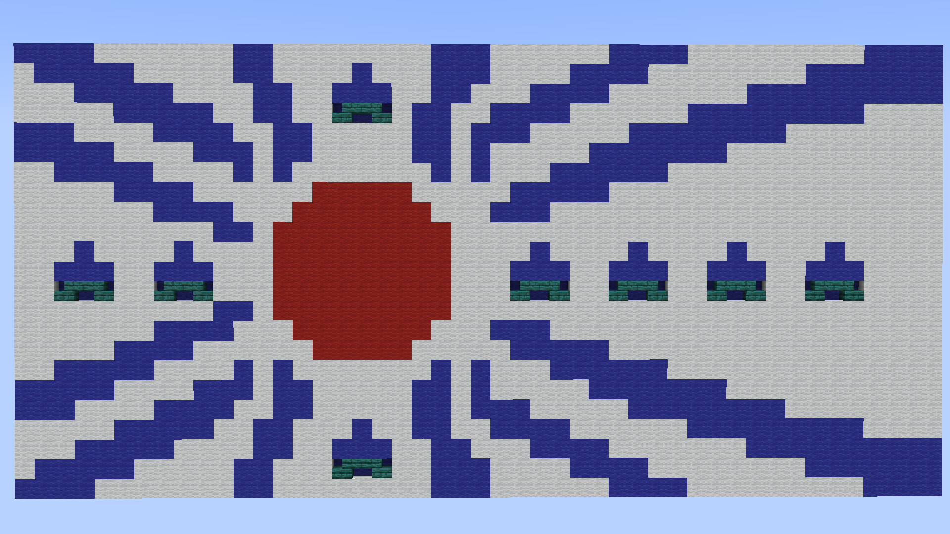 Japanese Pacific States Flag - The Man In The High Castle Minecraft Map