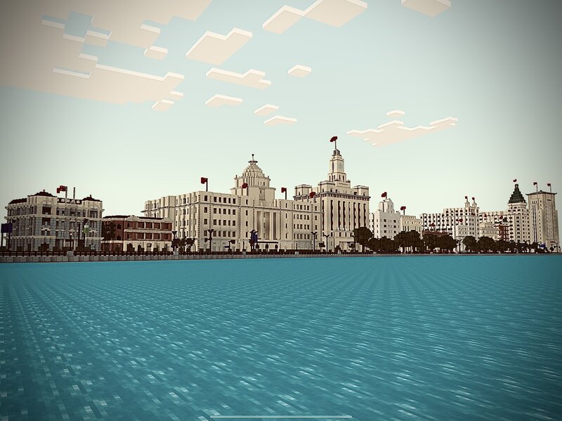Historic Waterfront of Shanghai, China Minecraft Map