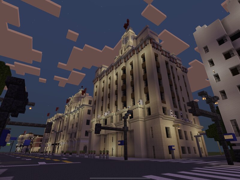 Historic Waterfront of Shanghai, China Minecraft Map