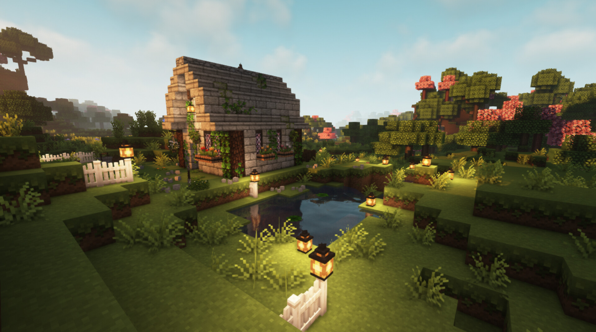 Tiny Cute Spring Cottage 🌱☘️🌷 Minecraft Map