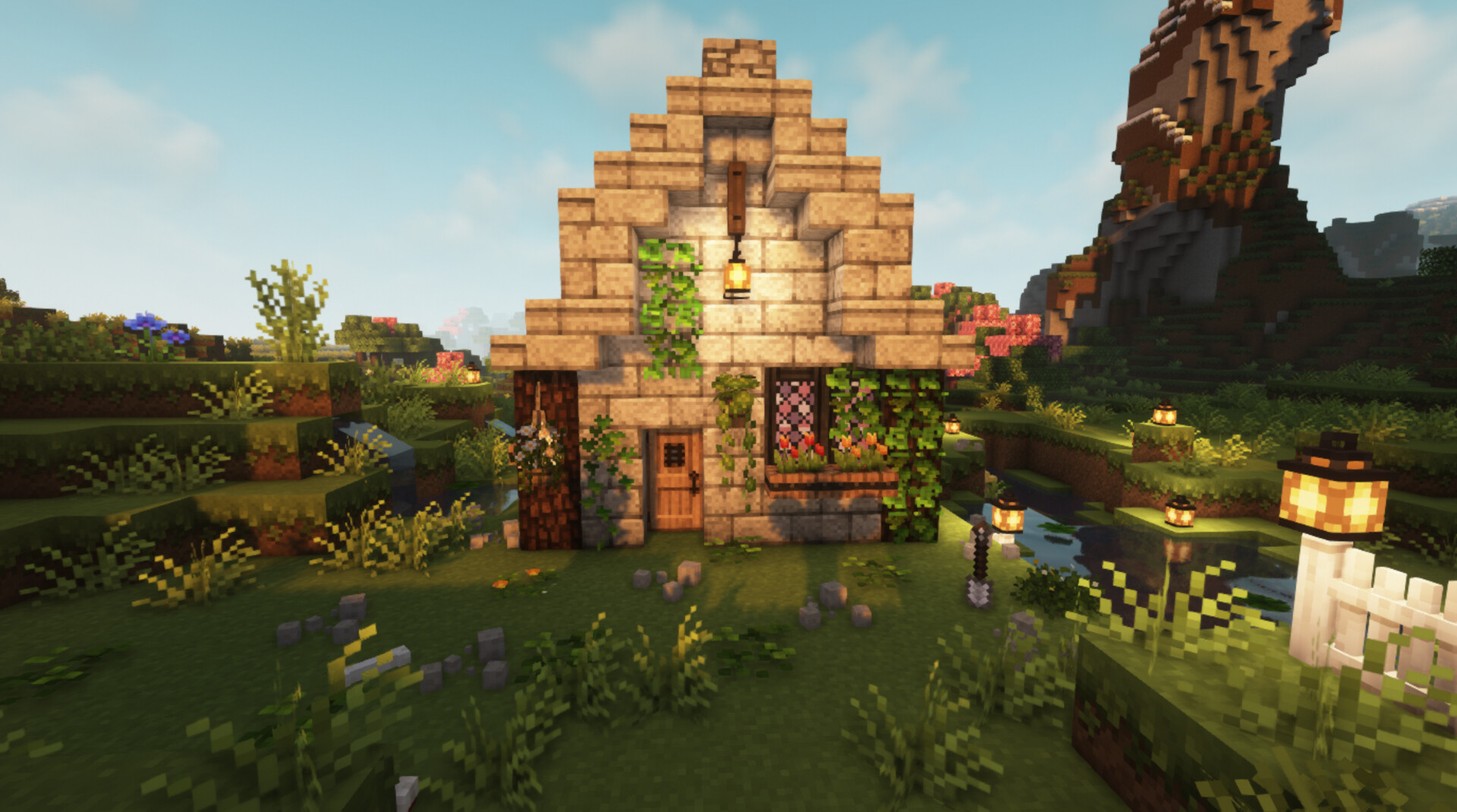 Tiny Cute Spring Cottage 🌱☘️🌷 Minecraft Map