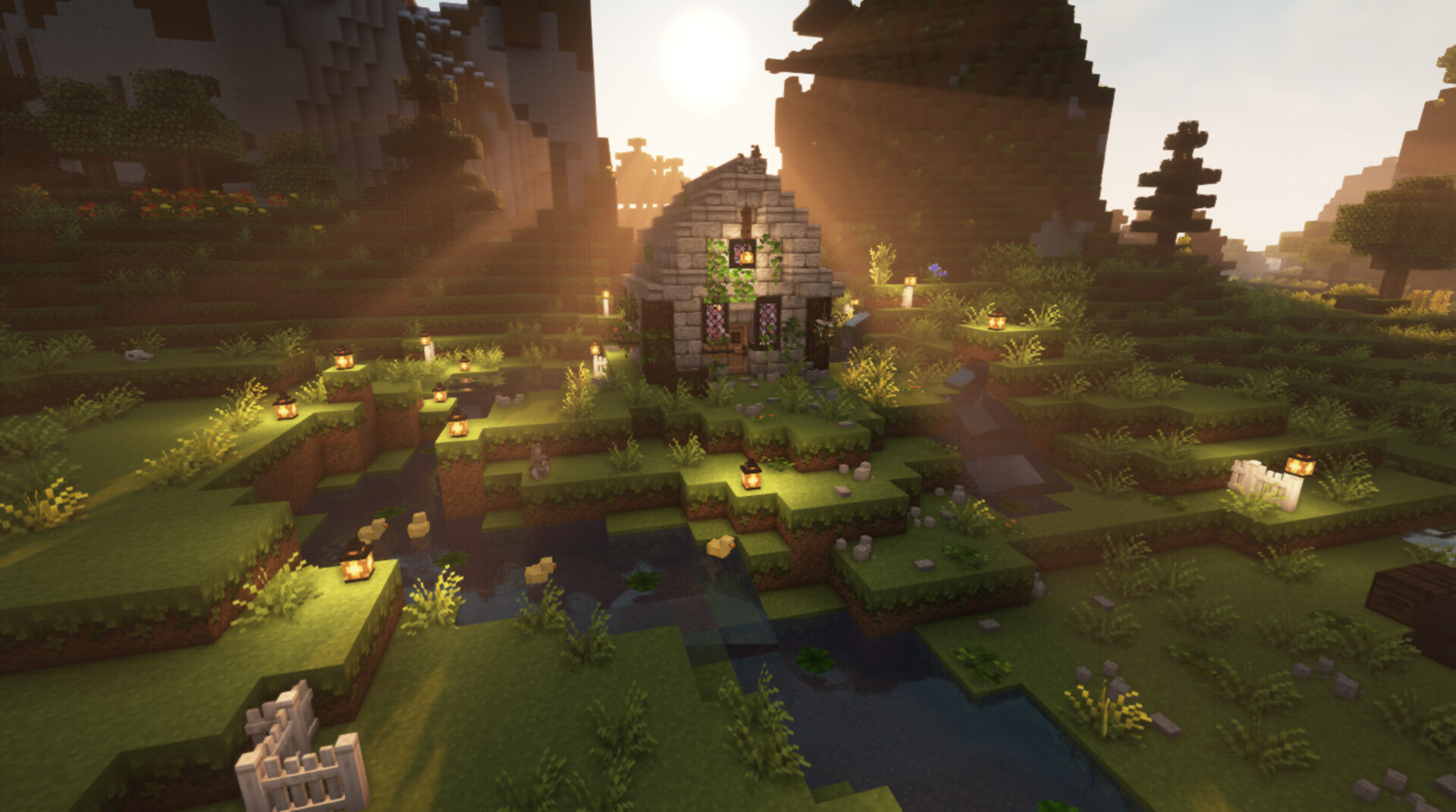 Tiny Cute Spring Cottage 🌱☘️🌷 Minecraft Map