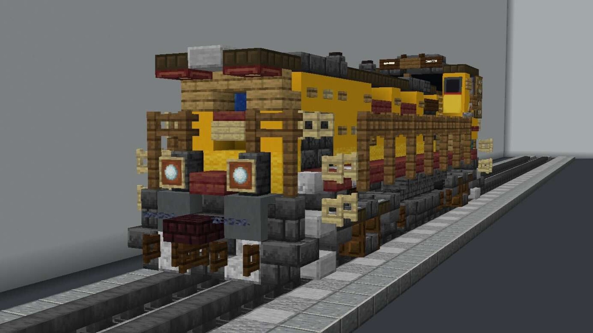 MInecraft Union Pacific EMD MP15AC Diesel Switcher Locomotive Minecraft Map