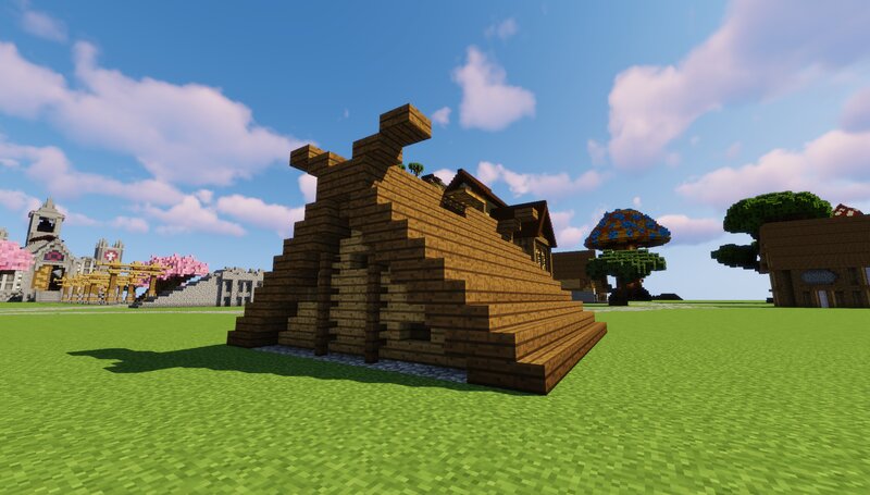 Viking House - Small Wooden House Minecraft Map