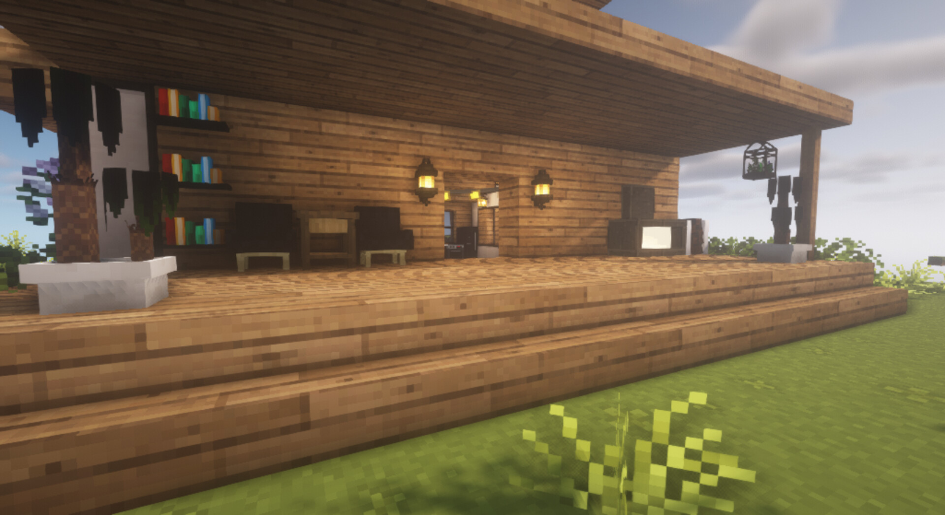 House and cafe Minecraft Map