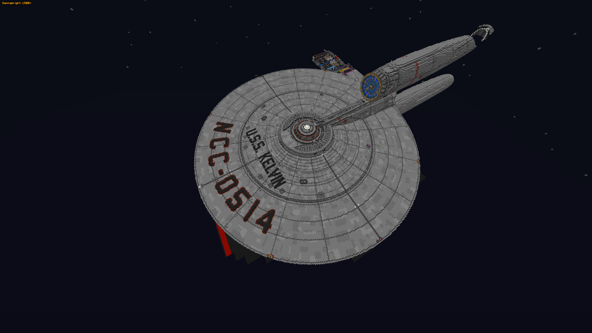 Star Trek USS Kelvin | TrekCraft | WIP Minecraft Map