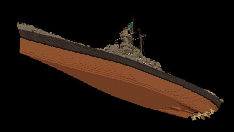 USS Alabama (BB-60) Minecraft Map