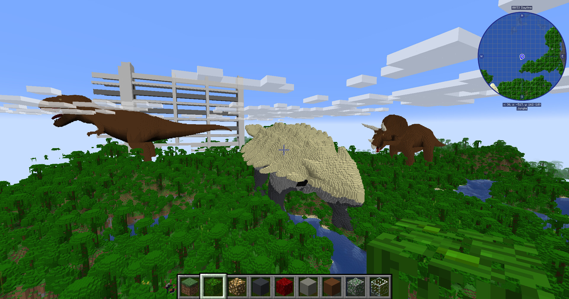 Jurassic park Minecraft Map