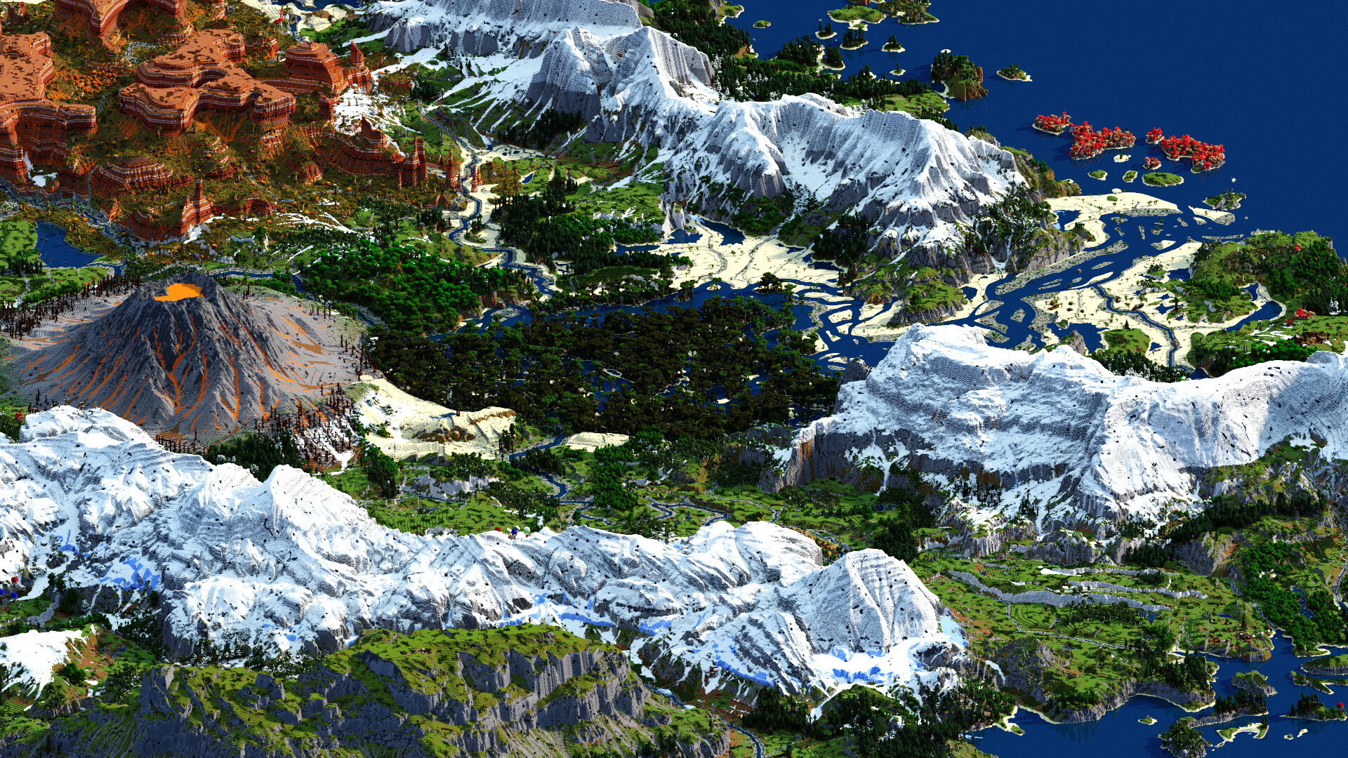 Zetarales | 6k Survival World, -64 to +320 | Terrace Mountains ...