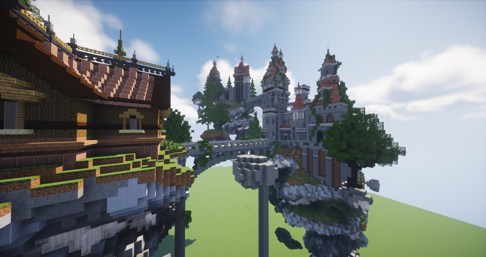 Spiral Islands Floating Hub | 1.8+ Minecraft Map