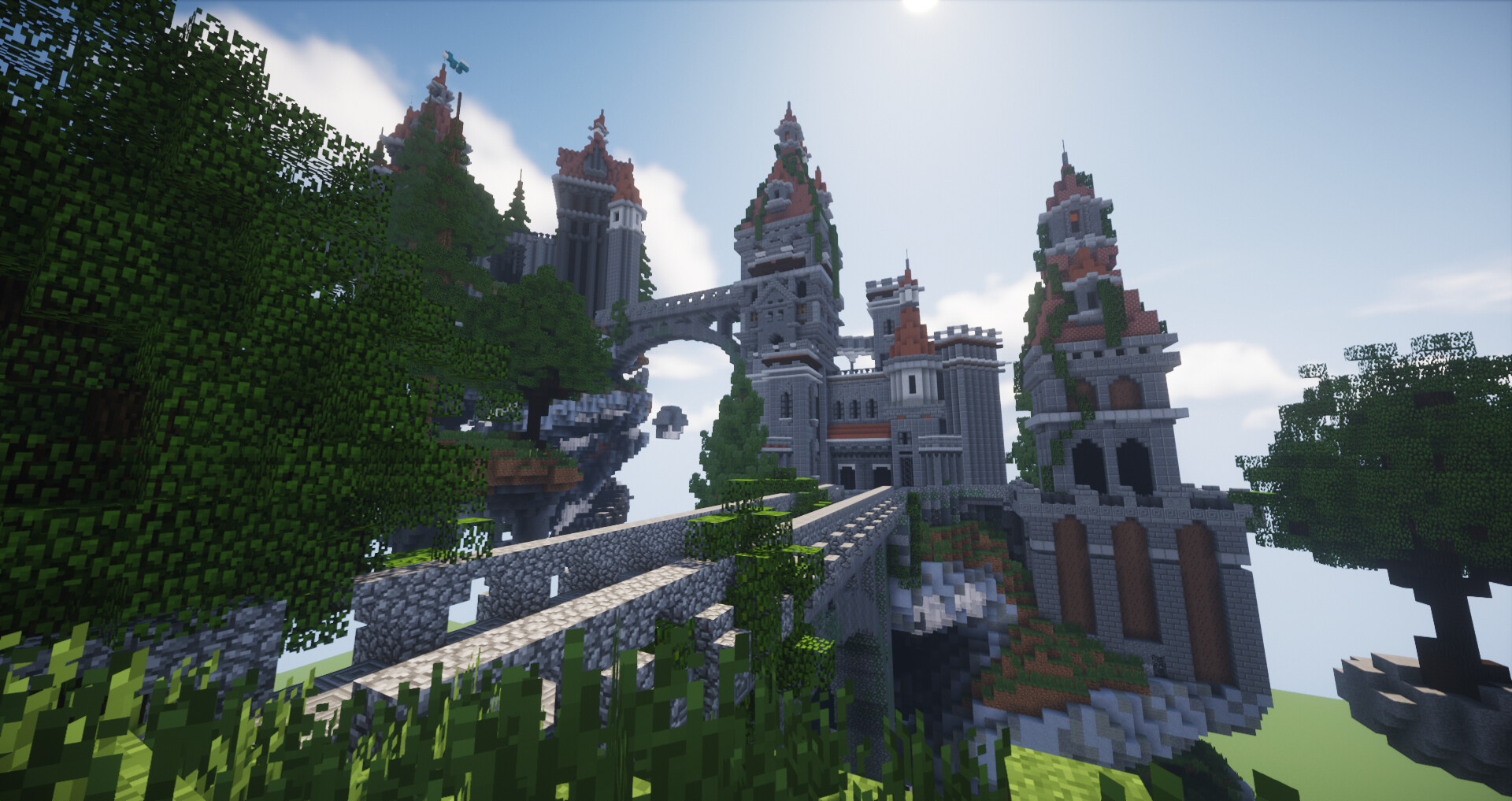 Spiral Islands Floating Hub | 1.8+ Minecraft Map