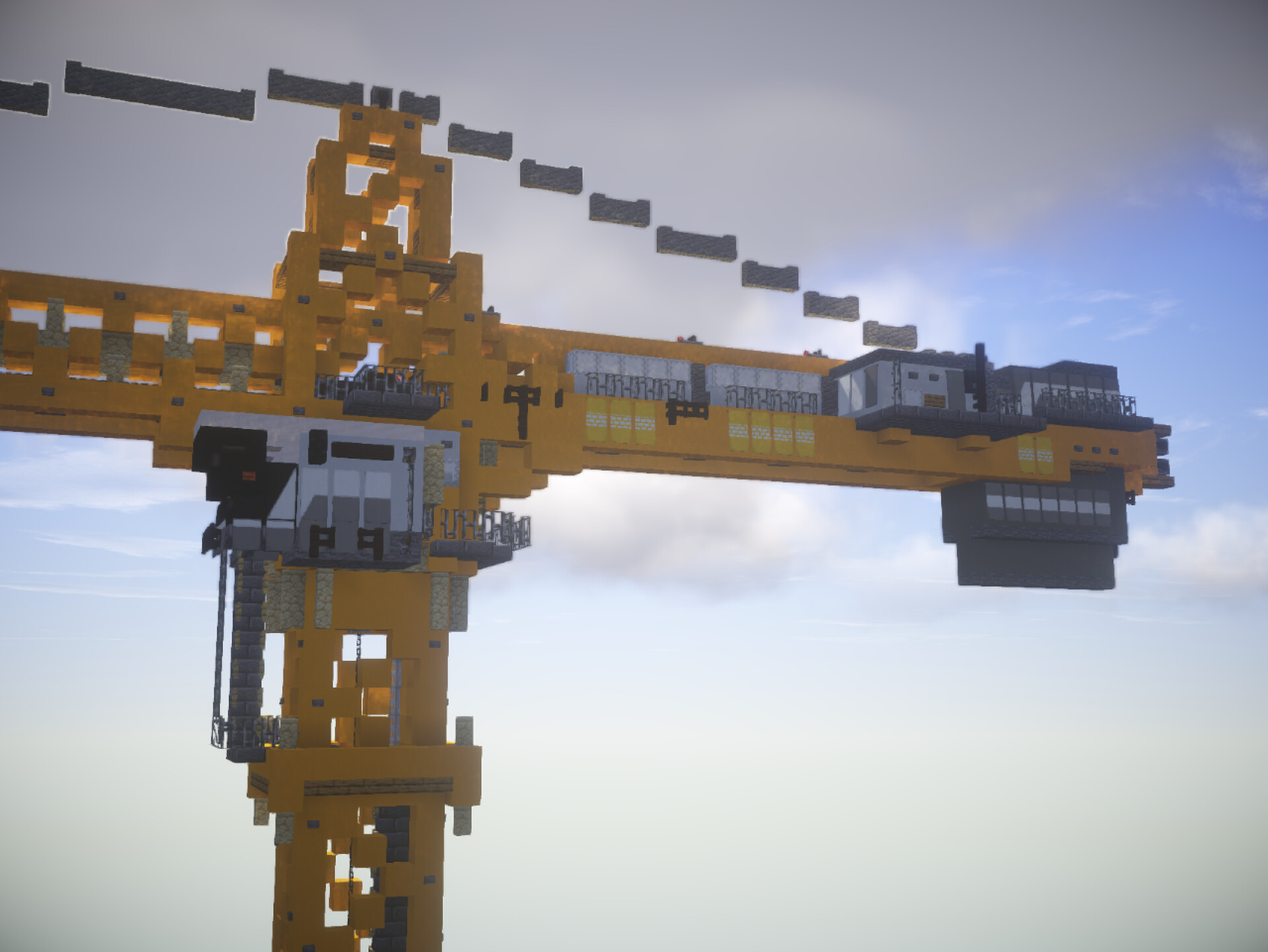 Tower Crane build | Builder's Forge Minecraft Map