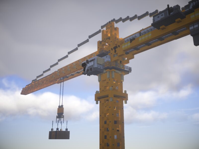 Tower Crane build | Builder's Forge Minecraft Map