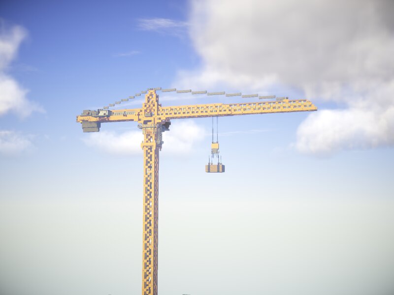 Tower Crane build | Builder's Forge Minecraft Map