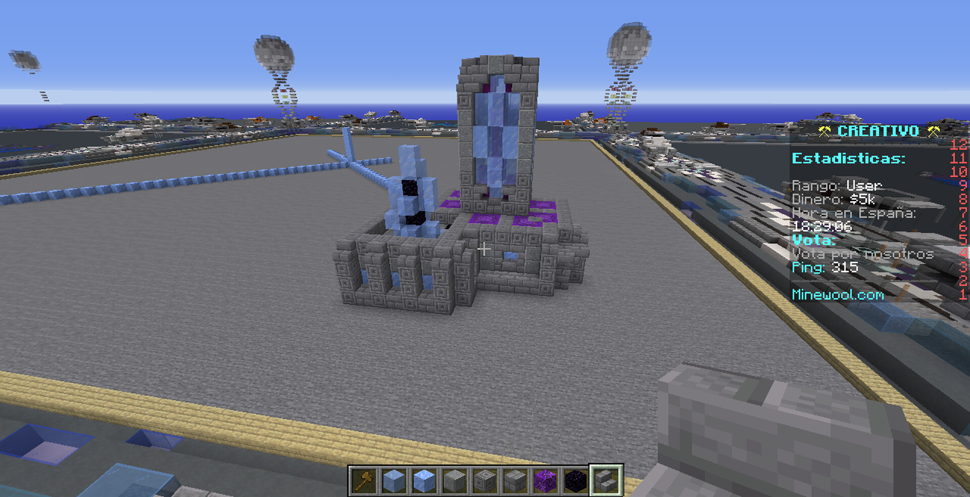 Black Ice Spawn // Plot build Minecraft Map