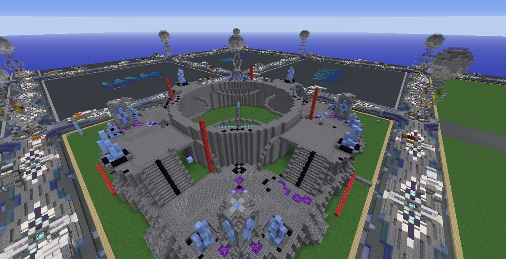 Black Ice Spawn // Plot build Minecraft Map