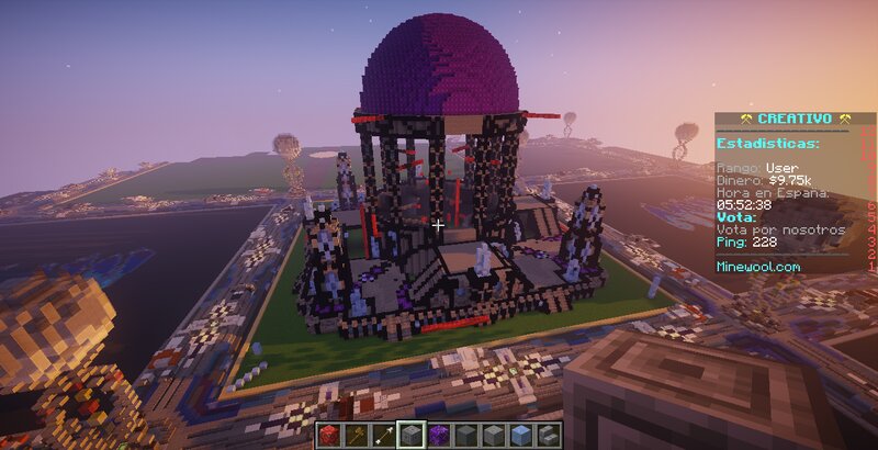 Black Ice Spawn // Plot build Minecraft Map