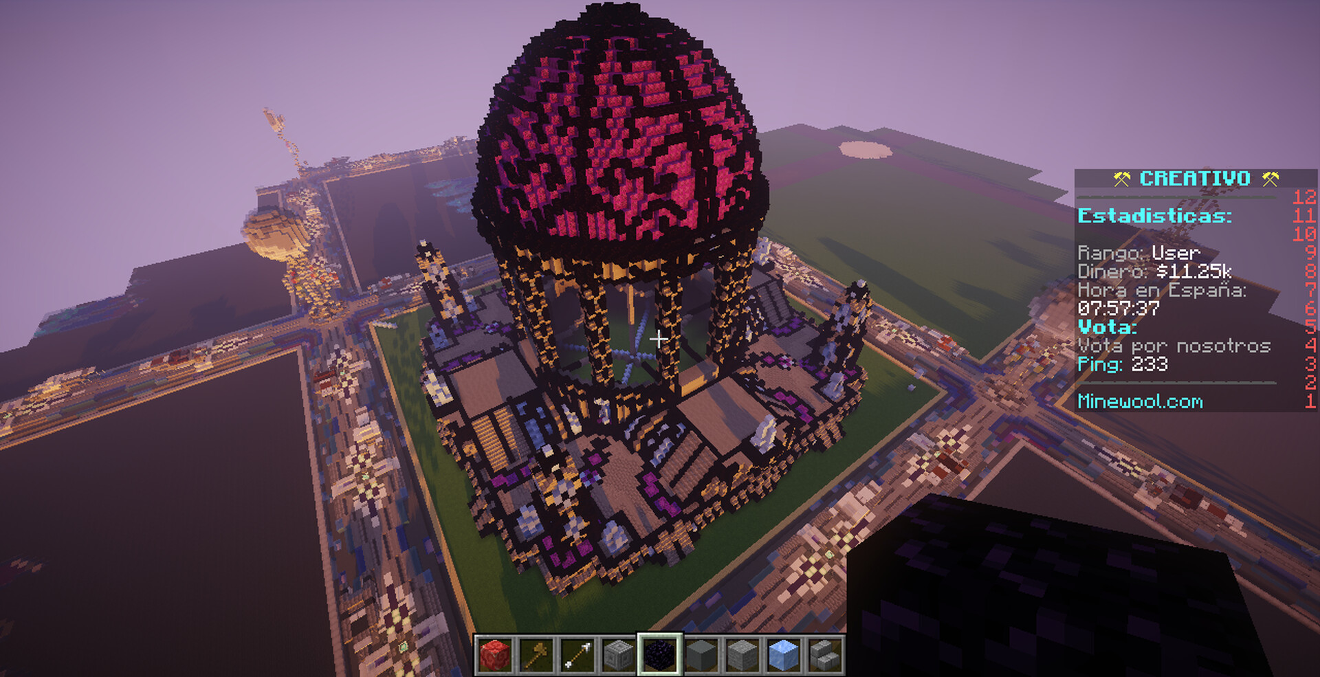 Black Ice Spawn // Plot build Minecraft Map