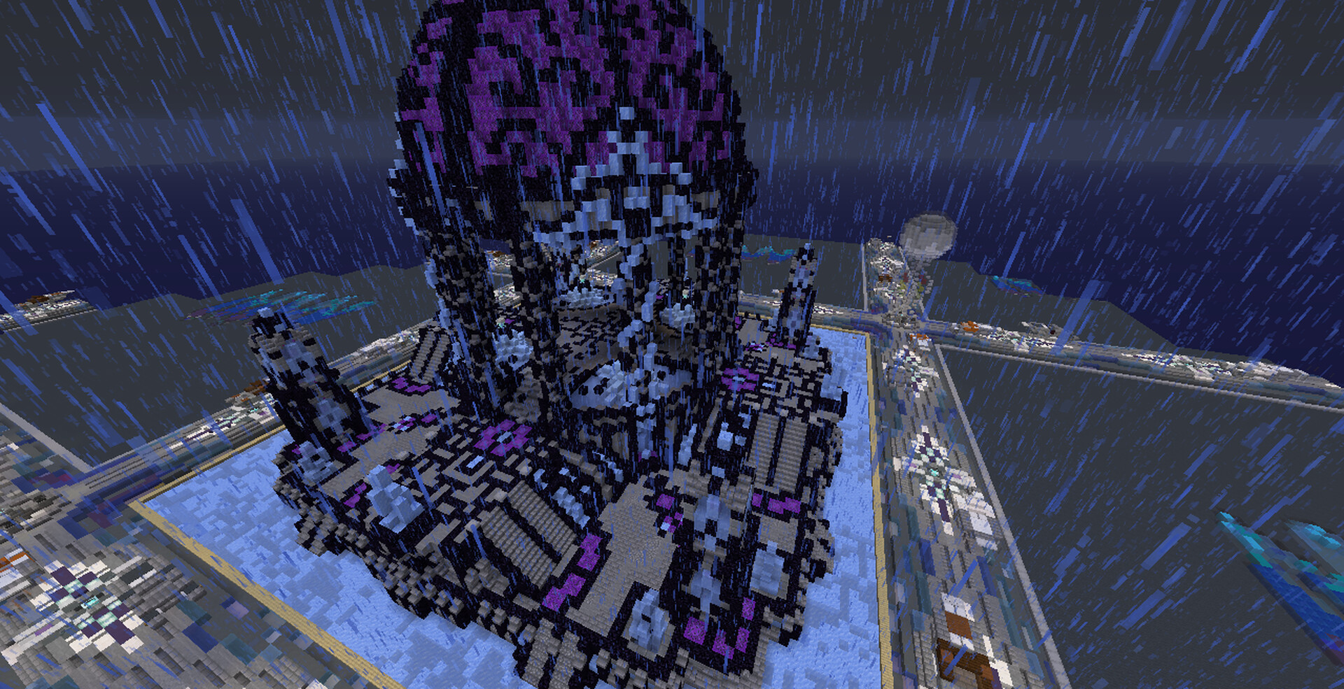 Black Ice Spawn // Plot build Minecraft Map