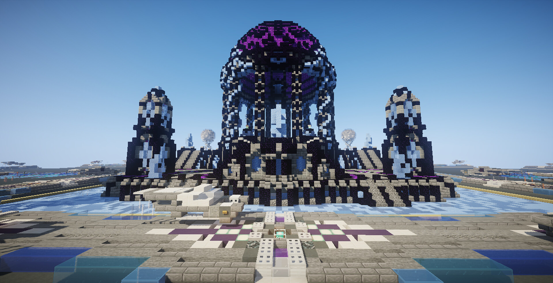 Black Ice Spawn // Plot build Minecraft Map