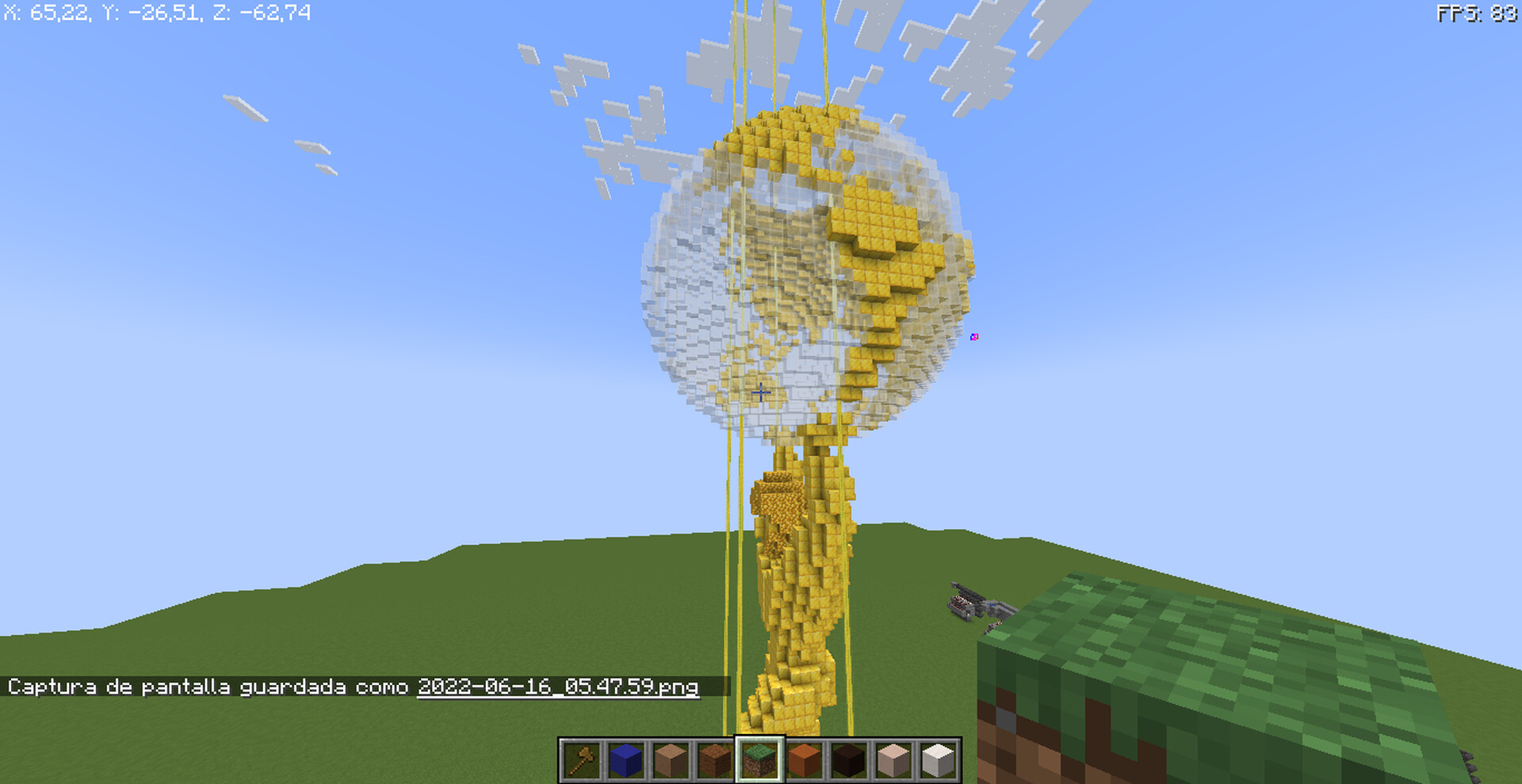 Atlas Charging the World Minecraft Map