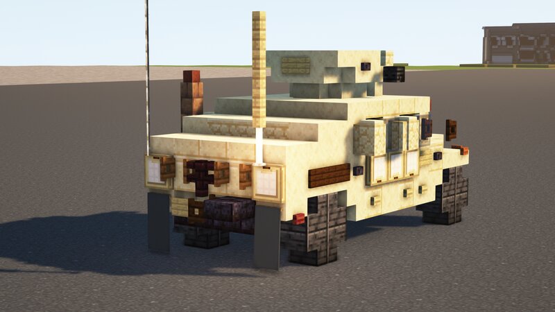 Humvee M1151 - 2.5:1 Minecraft Map
