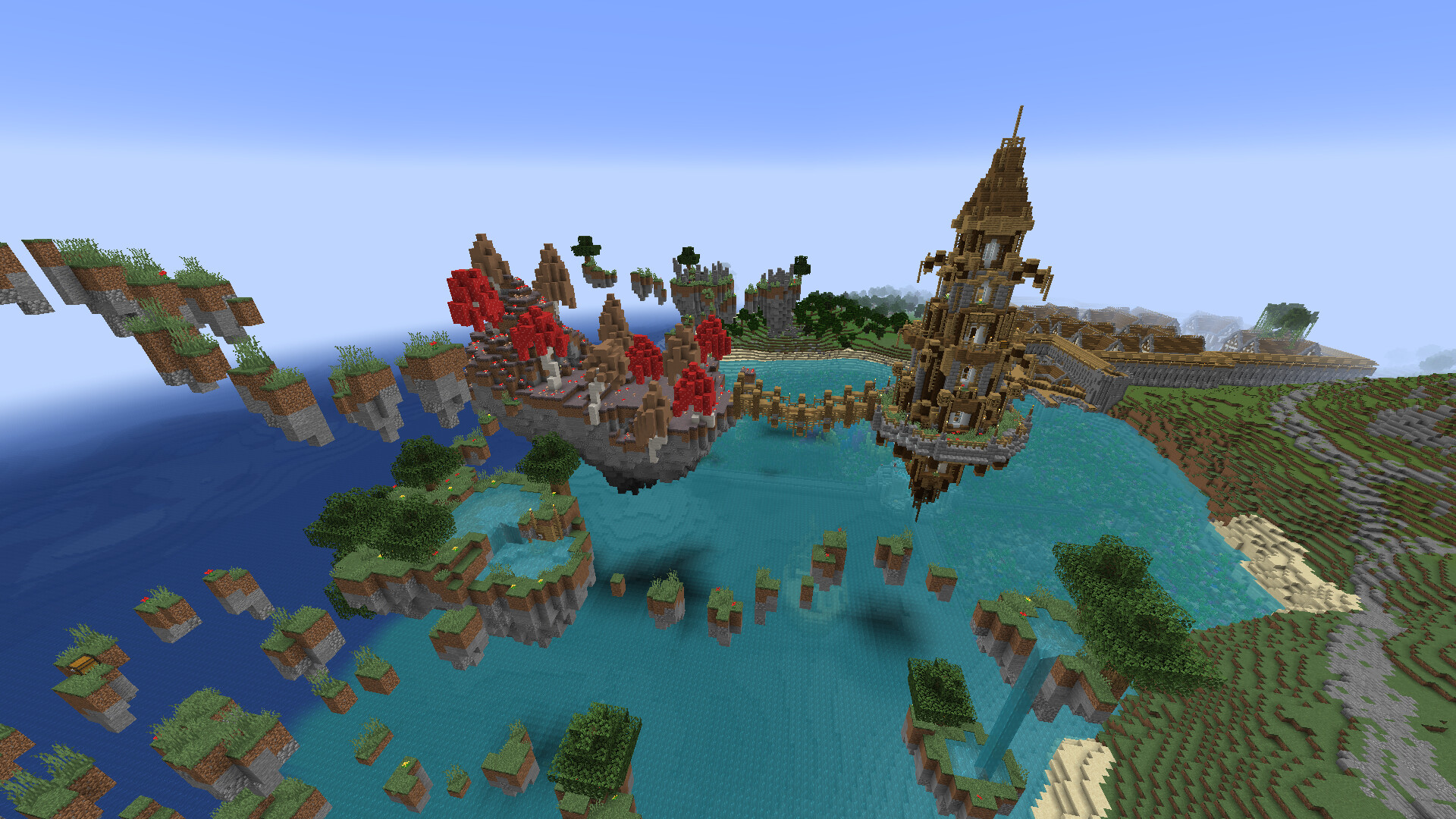 The Dark Fortress of the North (Open-World Adventure Map) Minecraft Map