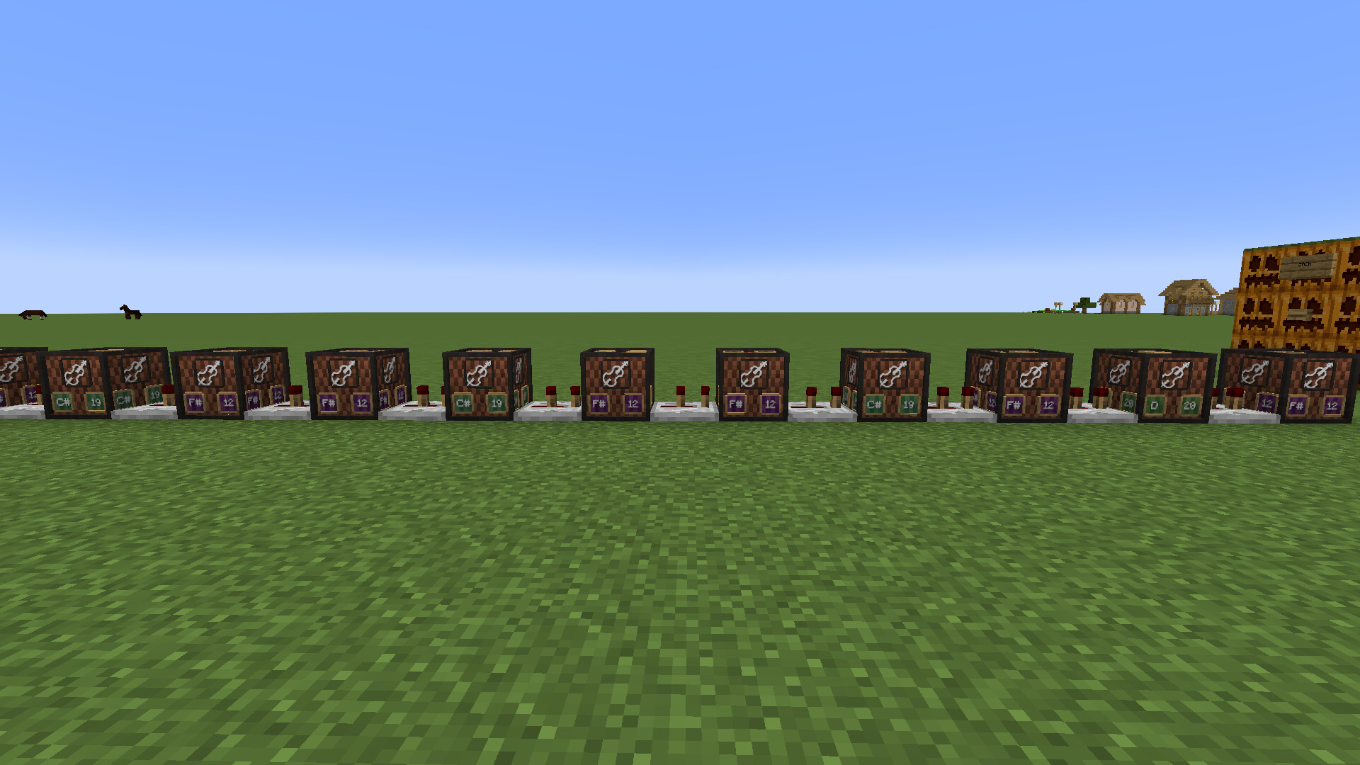 Halloween theme noteblock michael myers Minecraft Map