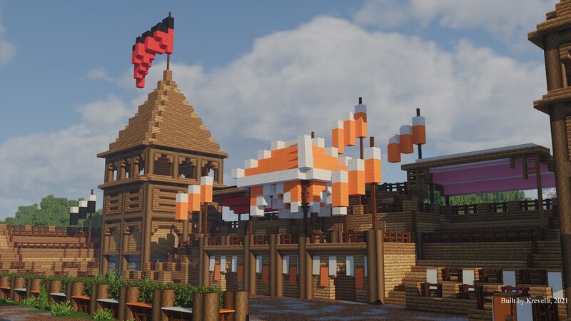 Tournament Grounds | PVP Arena Minecraft Map