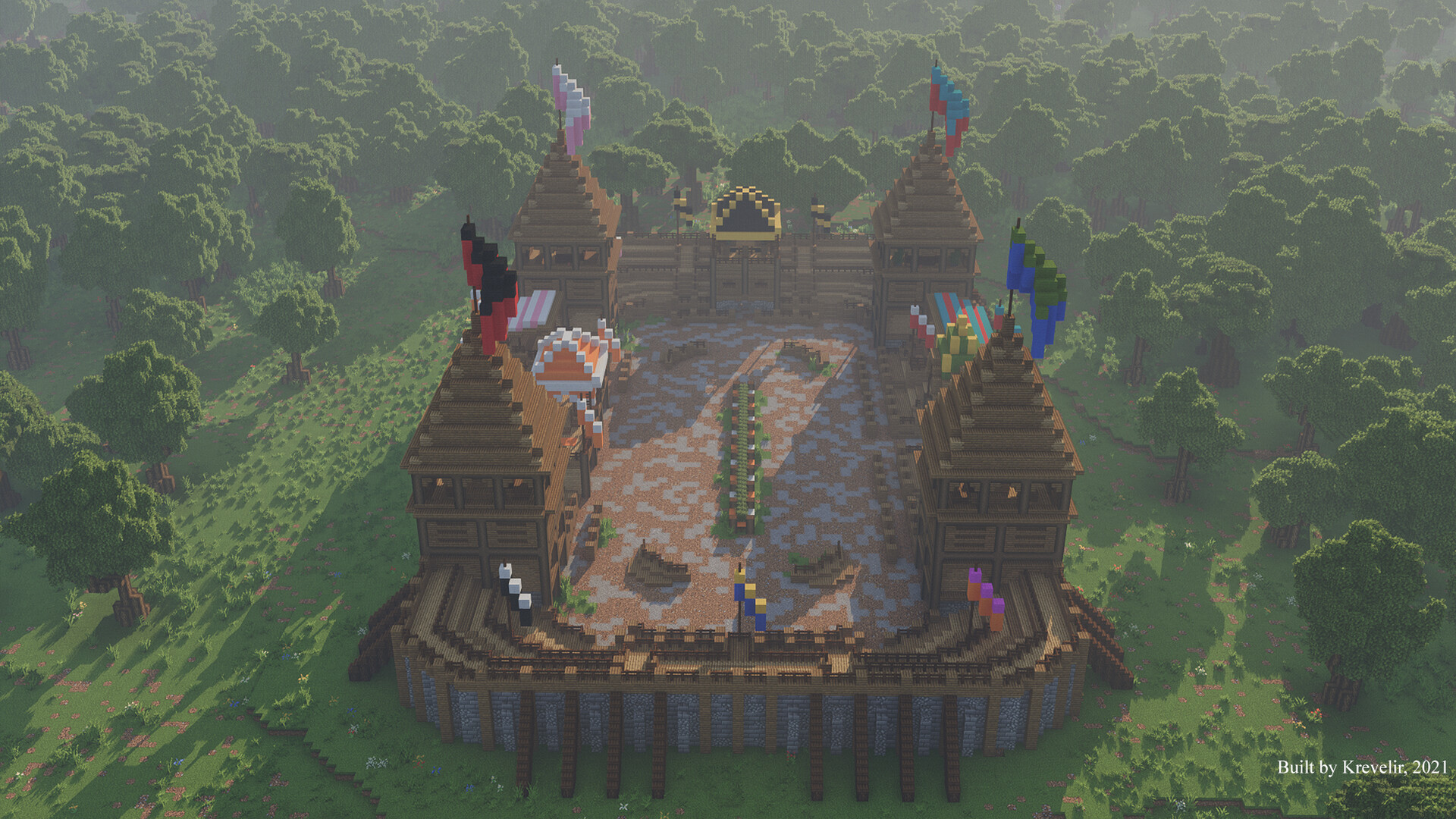 Tournament Grounds | PVP Arena Minecraft Map