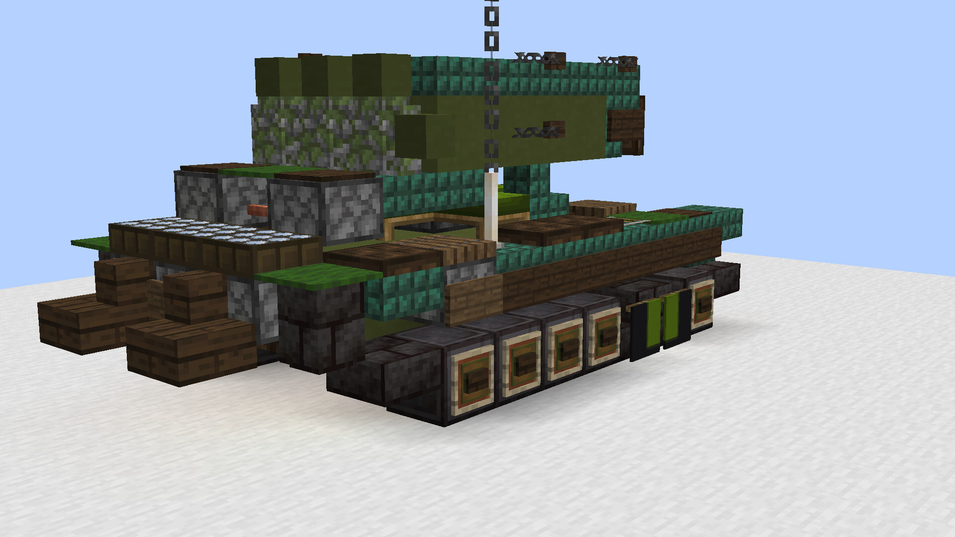 1.5:1 scale TOS-1A Buratino Minecraft Map