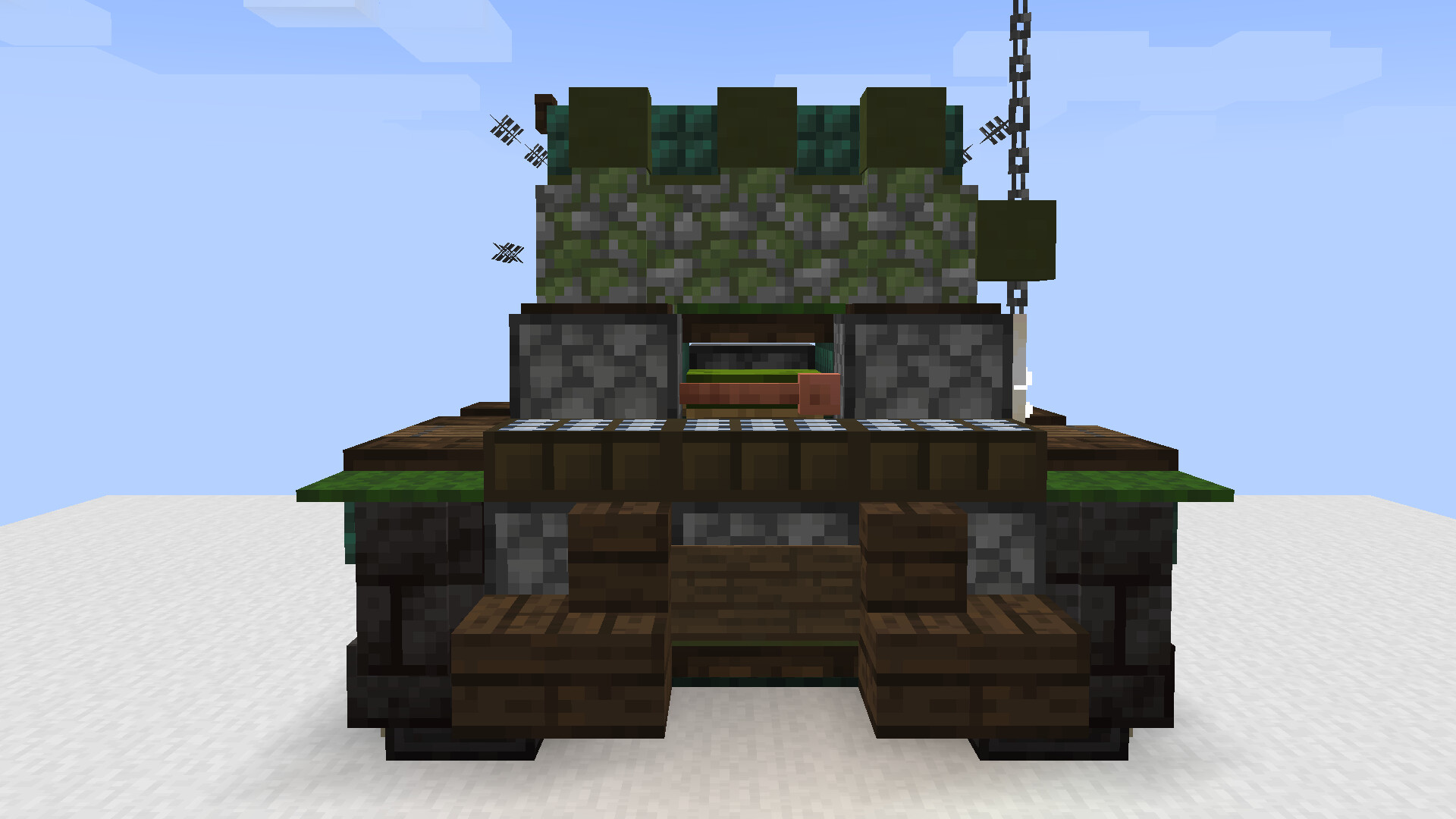 1.5:1 scale TOS-1A Buratino Minecraft Map