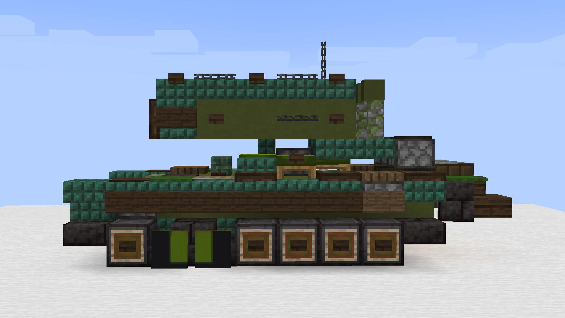 1.5:1 scale TOS-1A Buratino Minecraft Map