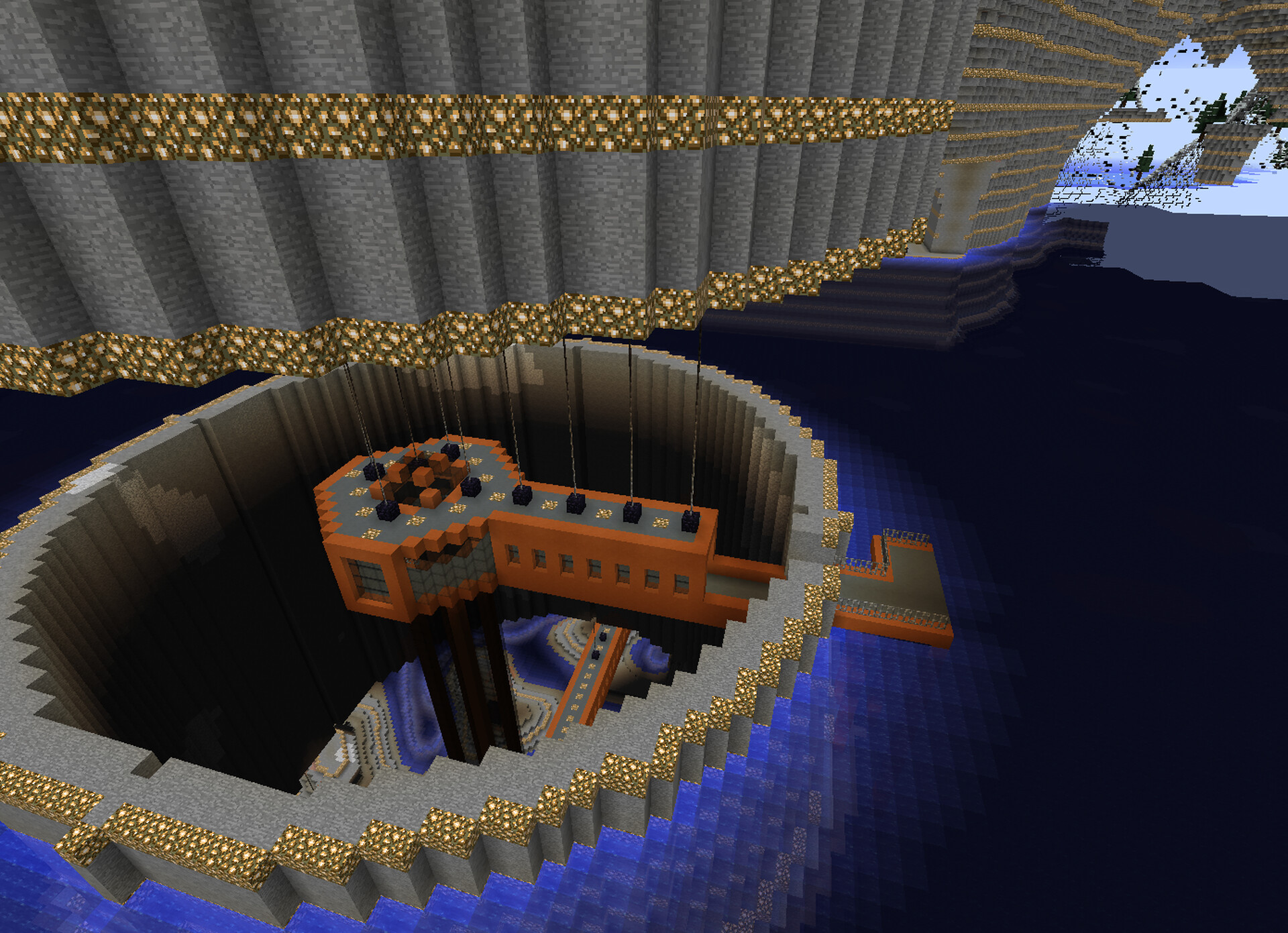 Skylands Map Ice - Alpha (Secret Base) Minecraft Map