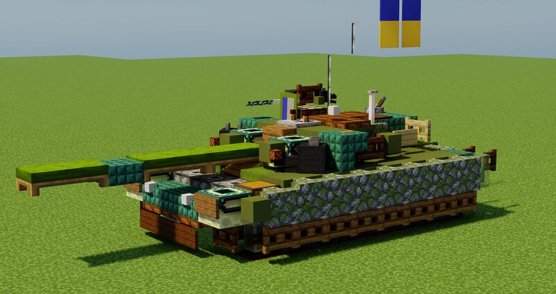 T-84 Oplot-M (1.5:1 Scale) Minecraft Map