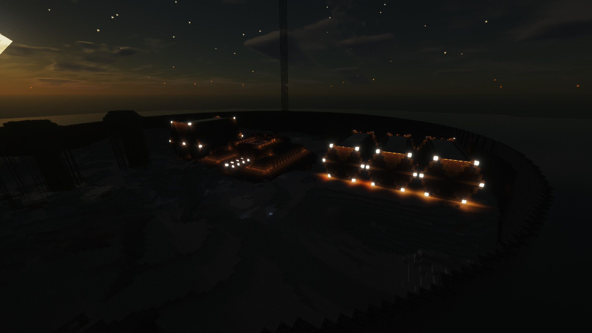 ocean monument turned to dark version and upgraded with Create Minecraft Map