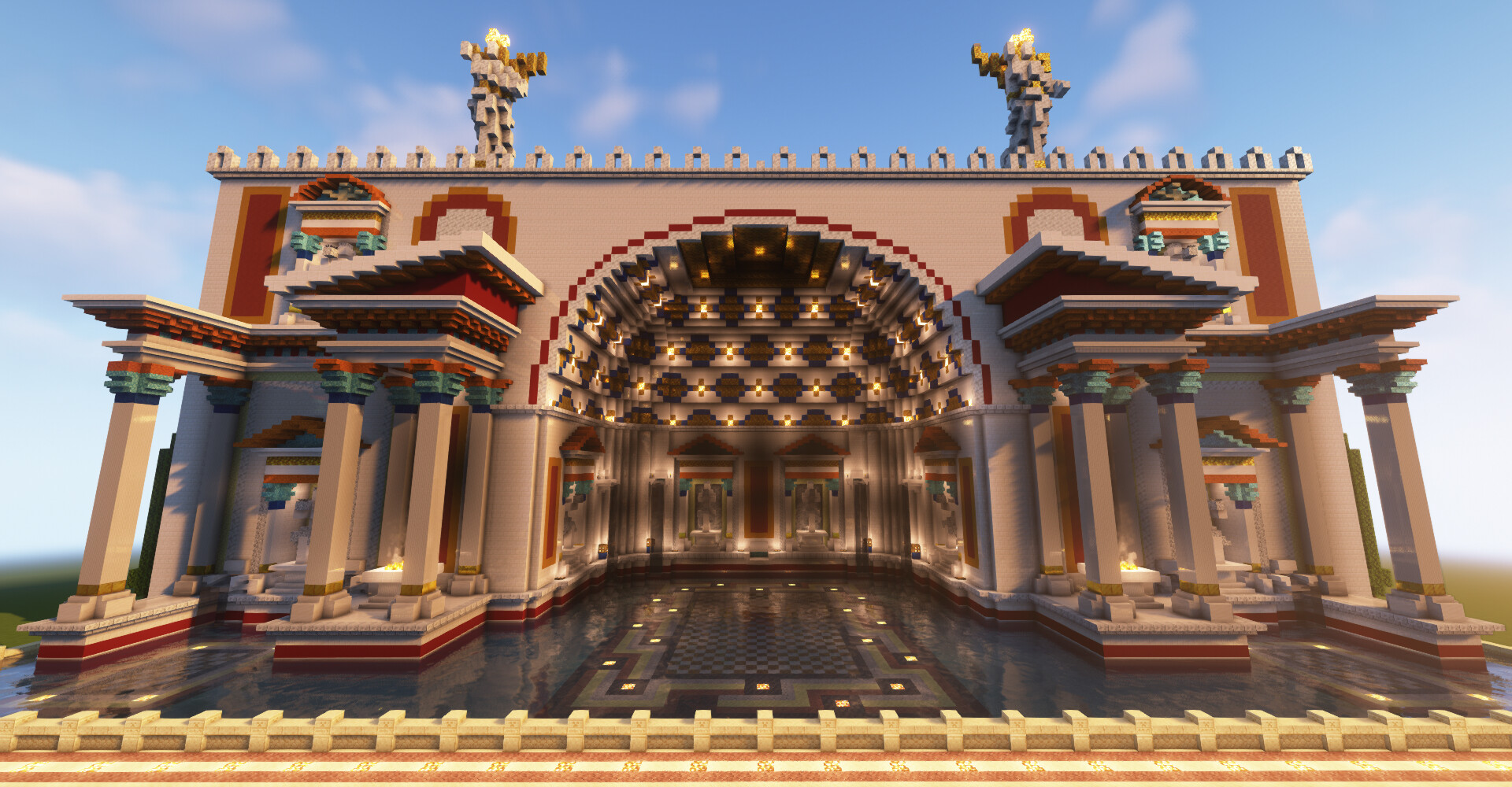 Nymphaeum of Petra / Roman Fountain Minecraft Map