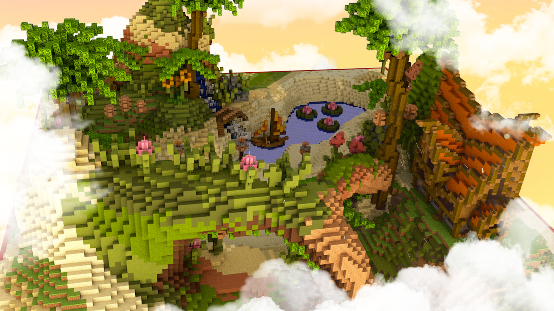 🌴 Tropical KitMap Spawn 🌴 FREE DOWNLOAD 🌴 Minecraft Map