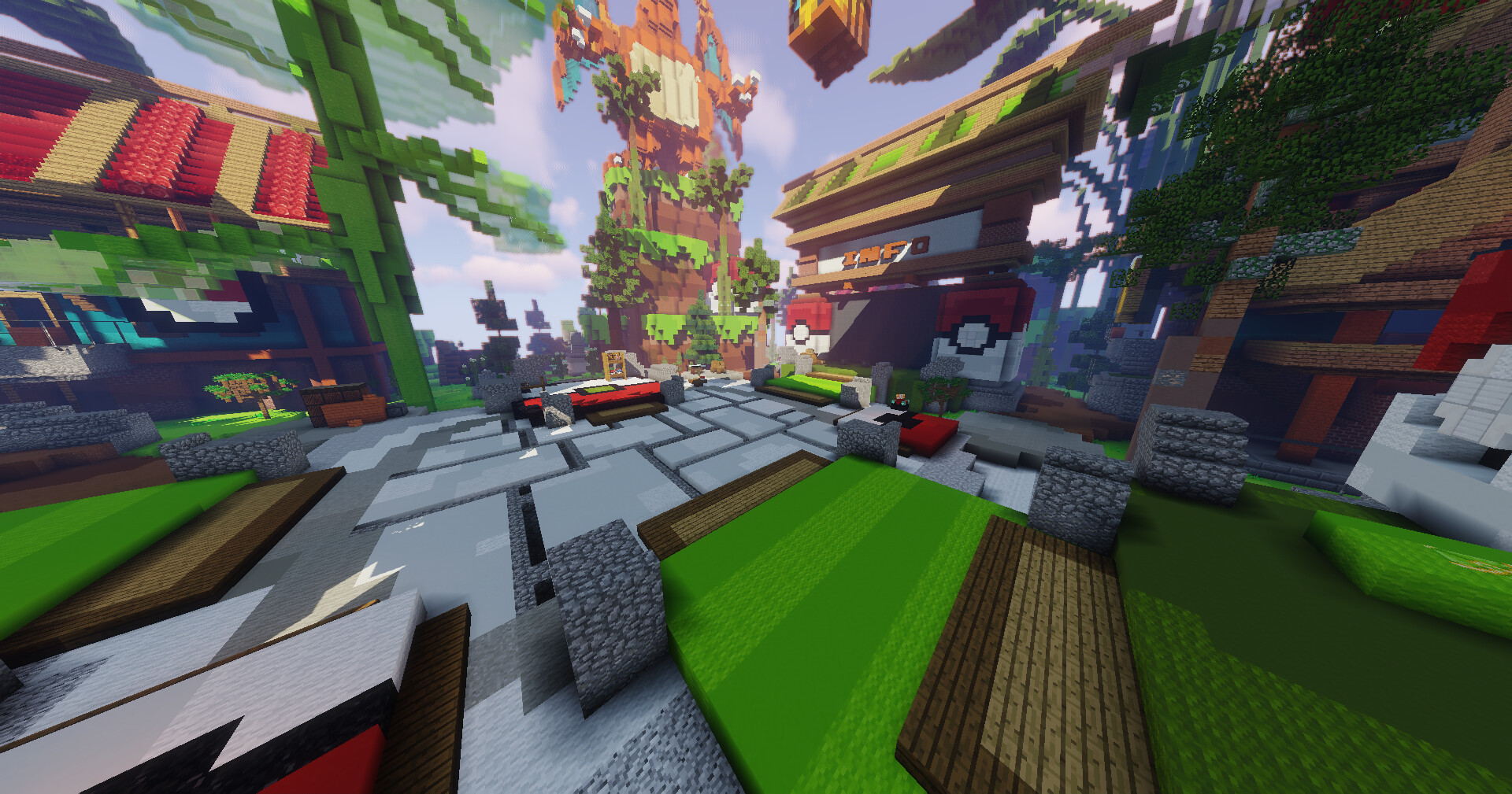 Pokemon Lobby/Hub Minecraft Map
