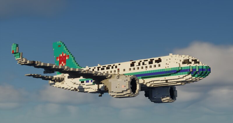 A319 NEO China Southern [2.7:1 scale] Minecraft Map