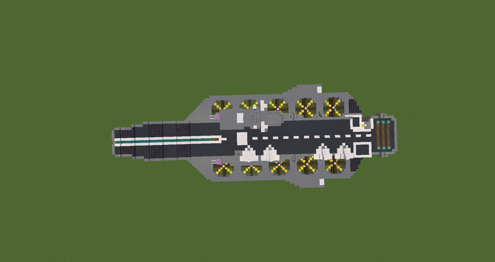 flying Aircraft Carrier! (prototype) Minecraft Map